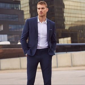 Express | Suits & Blazers | Express Men Navy Blue Extra Slim Modern ...